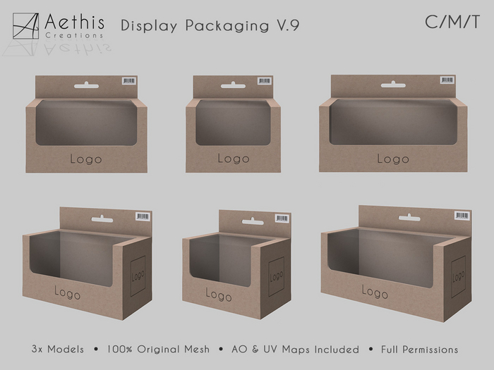 Second Life Marketplace - [AC] Display Packaging V.9 - Full Permissions